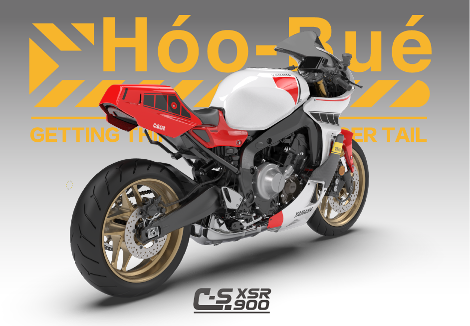 XSR900 C-S kit upgrade set (Fairing/Belly Pan/Single seat cover/top tr ...