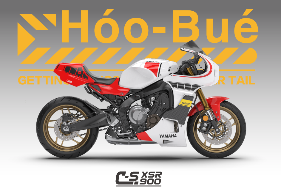 XSR900 C-S kit upgrade set (Fairing/Belly Pan/Single seat cover/top tr ...