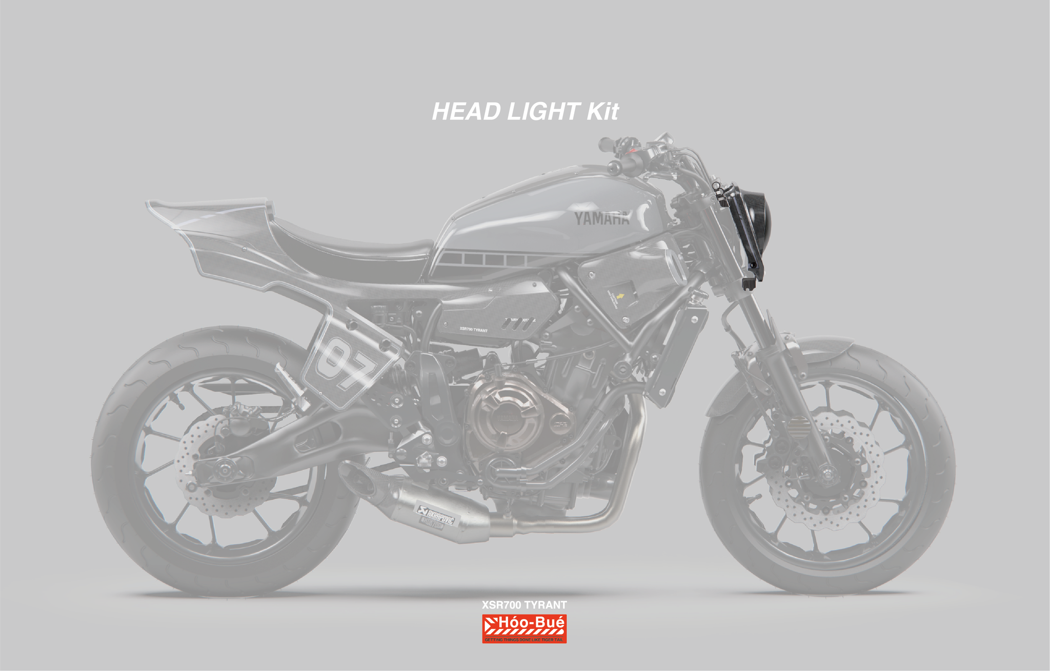 Carbon Fiber Head Light Kit XSR700 2017-2022 – HooBue